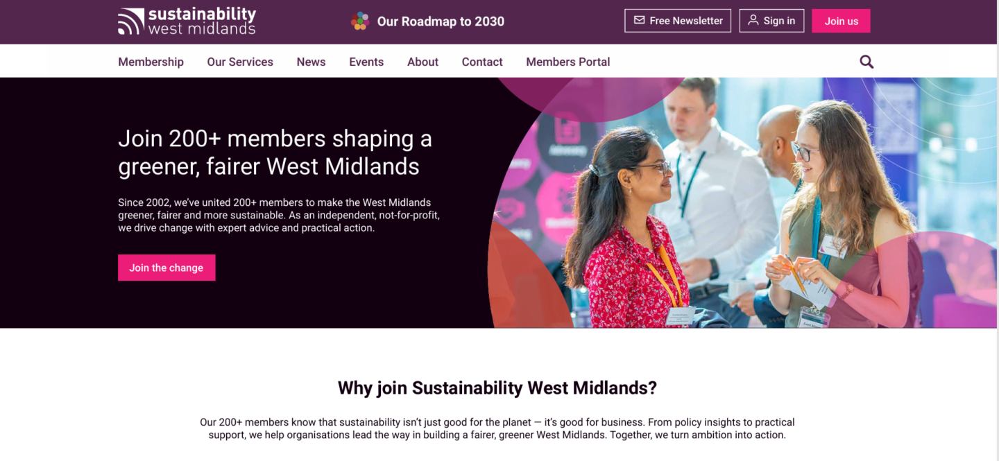 SWM Members Portal Launch Event – Sustainability West Midlands